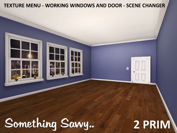 Second Life Marketplace - {{Something Savvy}} 2 Prim Skybox Room