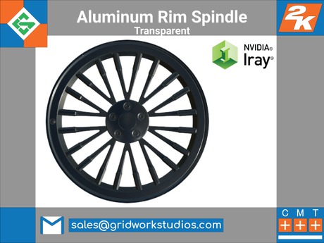 Second Life Marketplace - Racing: Aluminium Rim Spindle