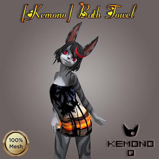 Second Life Marketplace - [Kemono] Bath Towel Night