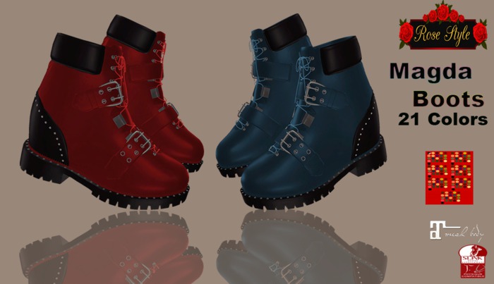 Second Life Marketplace - ROSE STYLE Magda Boots