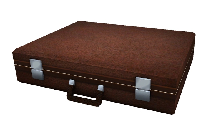 Second Life Marketplace - Mesh Brown Leather Suitcase (Limited Quantities)