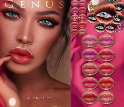 Second Life Marketplace - .euphoric ~Candy Lipgloss Applier ~[Genus] #8