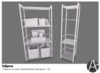 Second Life Marketplace - Adrenaline - Amber racks + decor FULLPERM