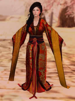 Second Life Marketplace - TEFNUTTA STORE Kimono Ki red 2