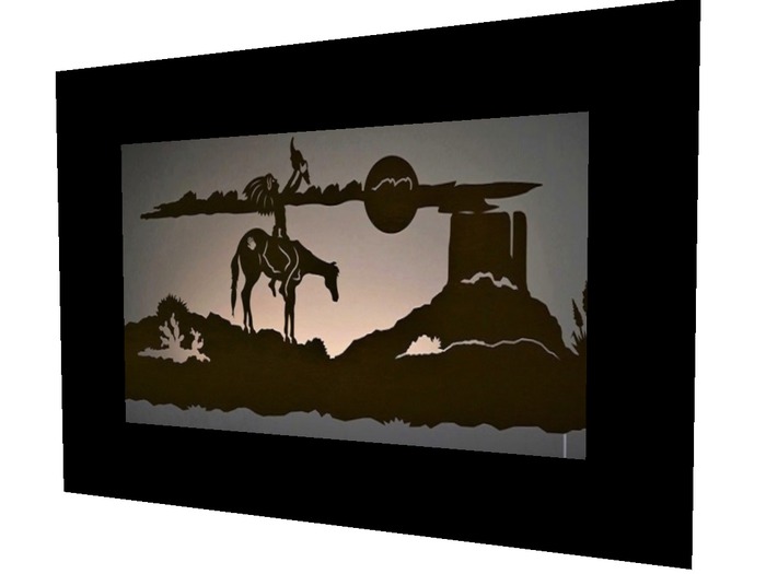 Second Life Marketplace - MESH FRAME WESTERN NATIVE AMERICAN ART HOME ...