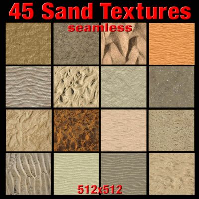 Second Life Marketplace - 45 SAND TEXTURES SEAMLESS 512X512