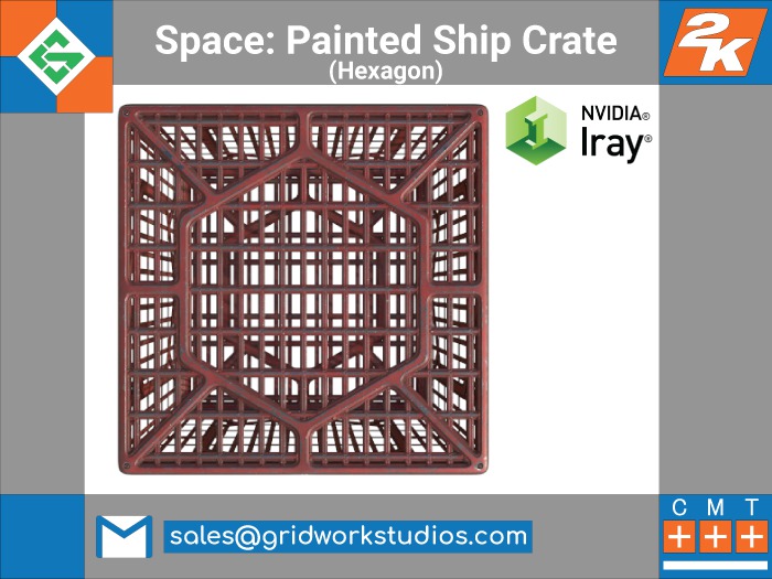 Second Life Marketplace - Space: Ship Crate(Hexagon)