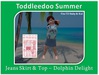 Second Life Marketplace - TD Jeans Skirt - Dolphin Delight