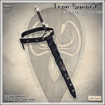 Second Life Marketplace - [V/W] Iron Sword - ZCS/GM Game of Thrones ...