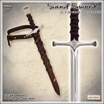 Second Life Marketplace - [V/W] Sand Sword - ZCS/GM Game of Thrones ...