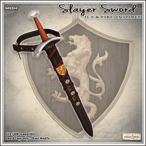 Second Life Marketplace - [V/W] Slayer Sword - ZCS/GM Game of Thrones ...
