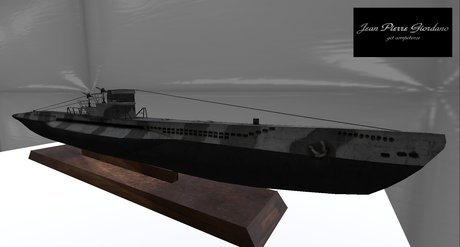 Second Life Marketplace - WW2 German Submarine / U-Boat mesh