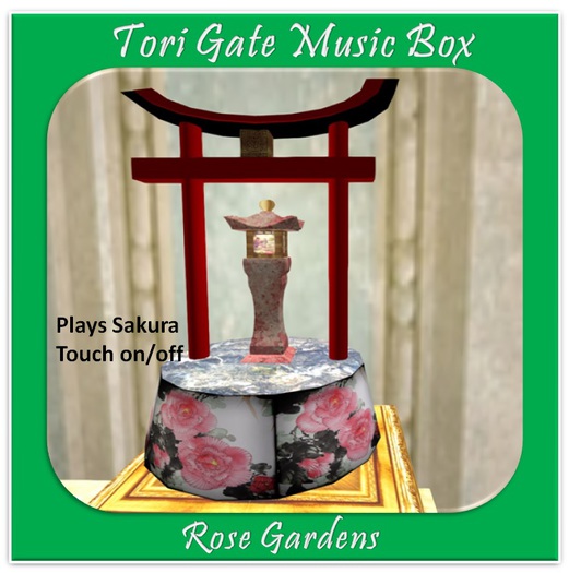 Second Life Marketplace - Tori Gate Music Box - Rose Gardens