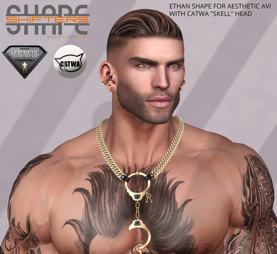 Second Life Marketplace - [SHAPEshifters] ETHAN SHAPE FOR AESTHETIC AVI ...