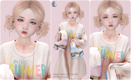 Second Life Marketplace - .Space_Enigma. Shape Lizzie (For HEAD Genus Baby)