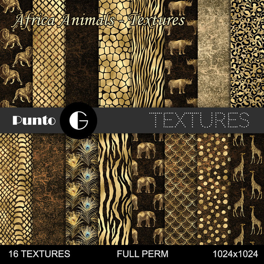 Second Life Marketplace - Africa Animals Textures