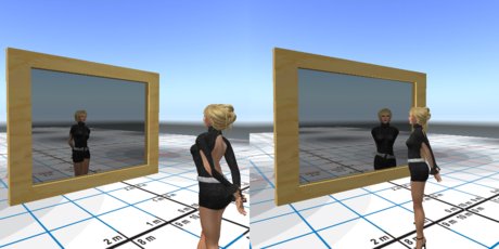 Second Life Marketplace - Real Reflections - Photographer's Prop Mirror