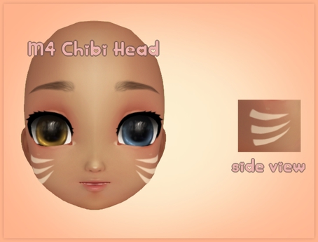 Second Life Marketplace - [Nekotron] M4 CHIBI Kitsune Markings Layers