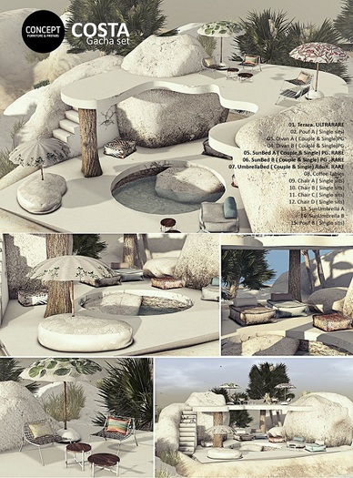 Second Life Marketplace - Concept} *14. COSTA. SunUmbrella B