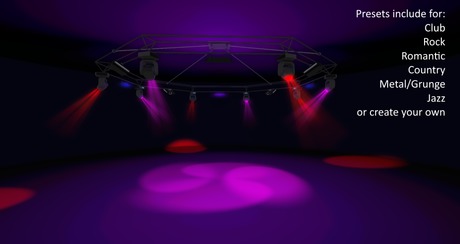 Second Life Marketplace - TIS Aurora Rig Club Lighting System