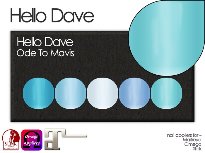 Second Life Marketplace - Hello Dave - Nail Appliers - Ode To Mavis