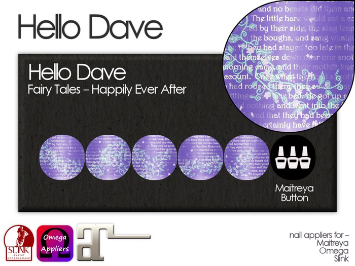 Second Life Marketplace - Hello Dave - Nail Appliers - Fairy Tales ...