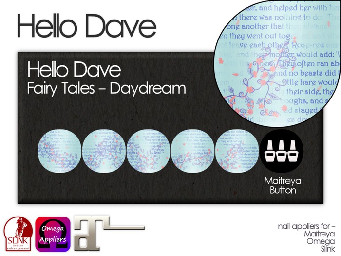 Second Life Marketplace - Hello Dave - Nail Appliers - Fairy Tales ...