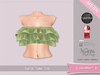 Second Life Marketplace - {dollle*} Ruffle Tube Top - Green