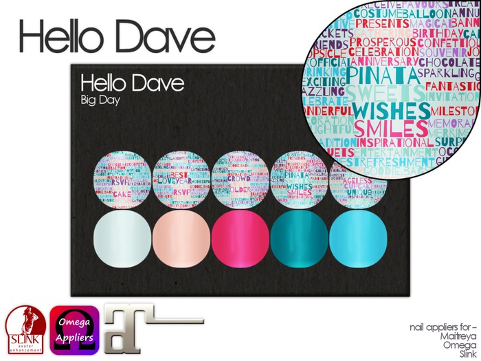 Second Life Marketplace - Hello Dave - Nail Appliers - Big Day