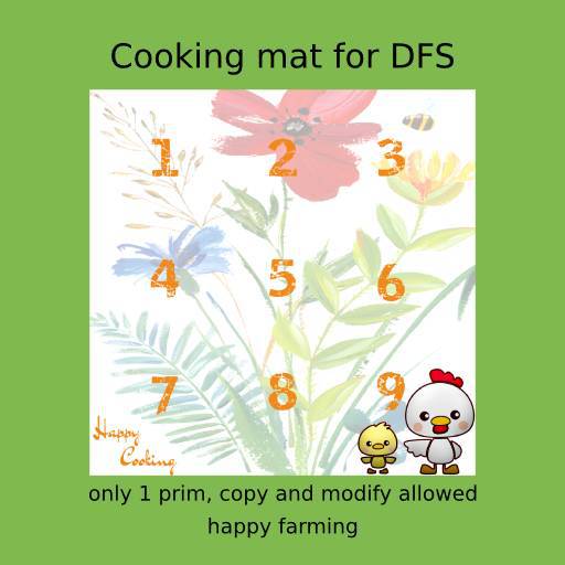 Second Life Marketplace - cooking mat for DFS