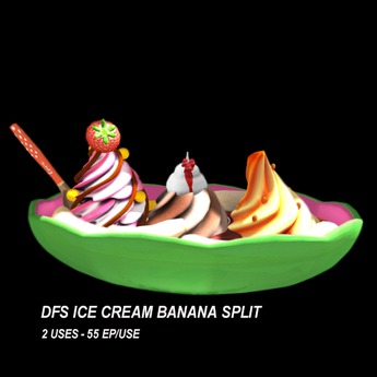 Second Life Marketplace - DFS Ice Cream Banana Split *Texture Only*