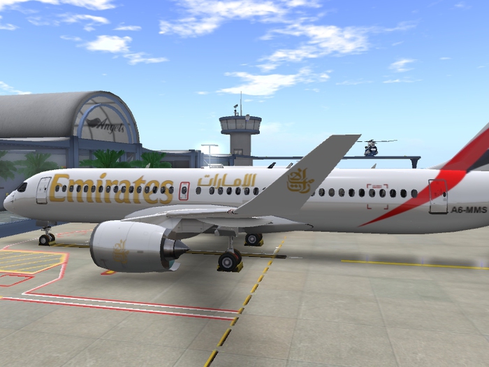 Second Life Marketplace - MA220 300 Pax - Emirates Livery