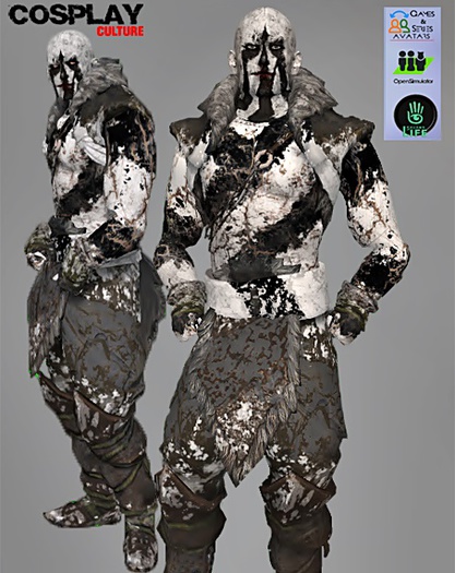 Second Life Marketplace - Avatar full male Avvar warrior - BOX