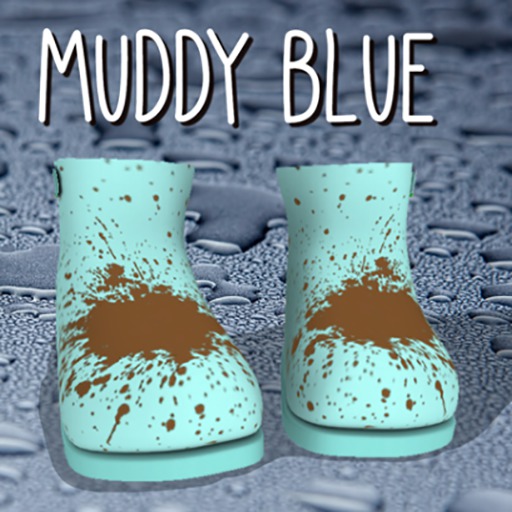 Second Life Marketplace - (-sonder-} Muddy Blue Galoshes (BOXED)