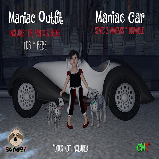 Second Life Marketplace - {-sonder-} Maniac Car (BOXED)