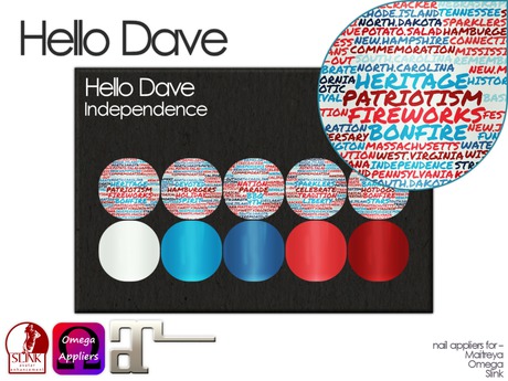 Second Life Marketplace - Hello Dave - Nail Appliers - Independence