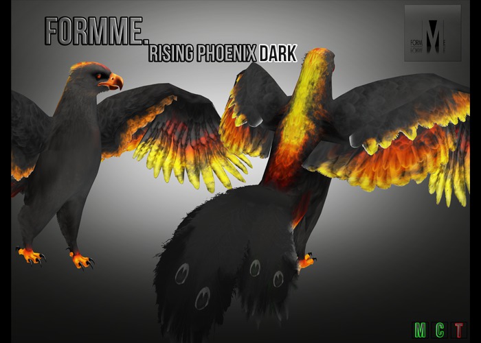 Second Life Marketplace - FORMME. Rising Phoenix Dark