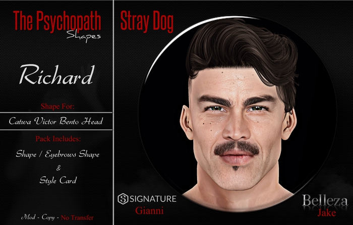 Second Life Marketplace - DEMO [ Richard Shape ] - For Catwa Victor ...