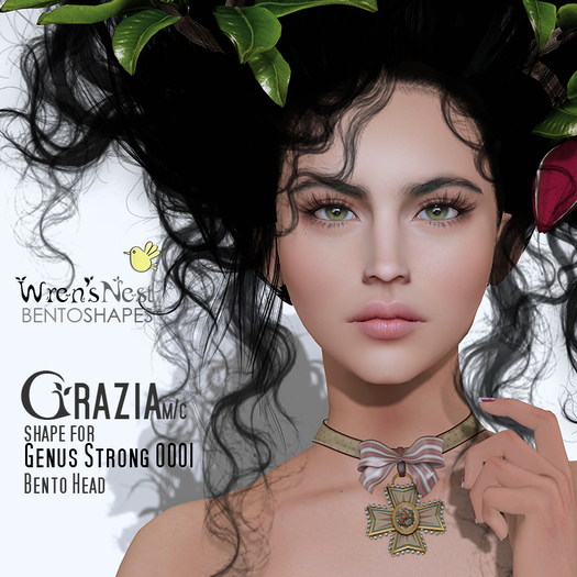 Second Life Marketplace - { wren's nest } Grazia Shape for Genus Strong ...