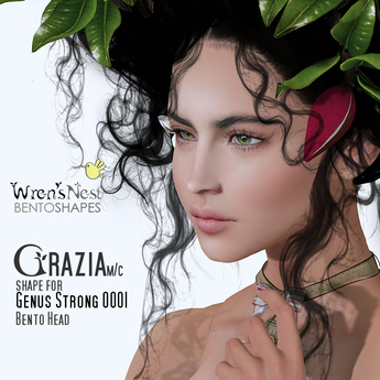 Second Life Marketplace - { wren's nest } Grazia Shape for Genus Strong ...