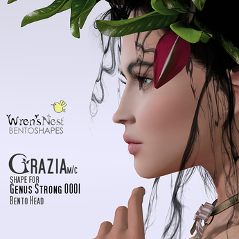 Second Life Marketplace - { wren's nest } Grazia Shape for Genus Strong ...