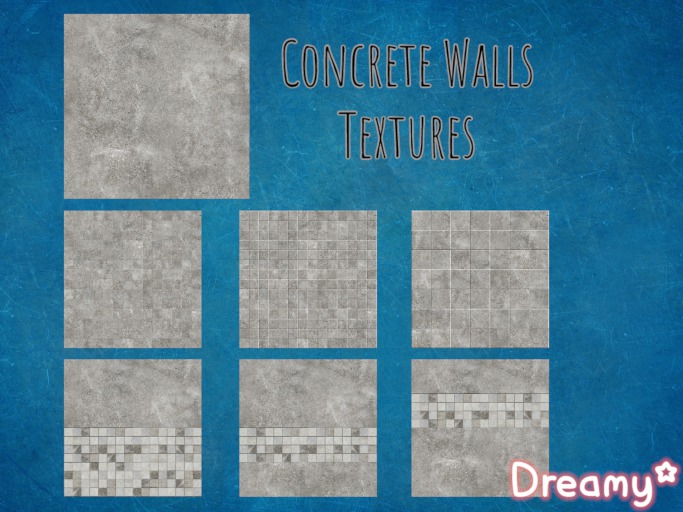 Second Life Marketplace - Dreamy*- Concrete Walls Textures