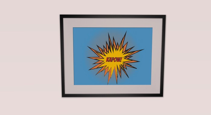 Second Life Marketplace - Kapow! 2 Black Frames