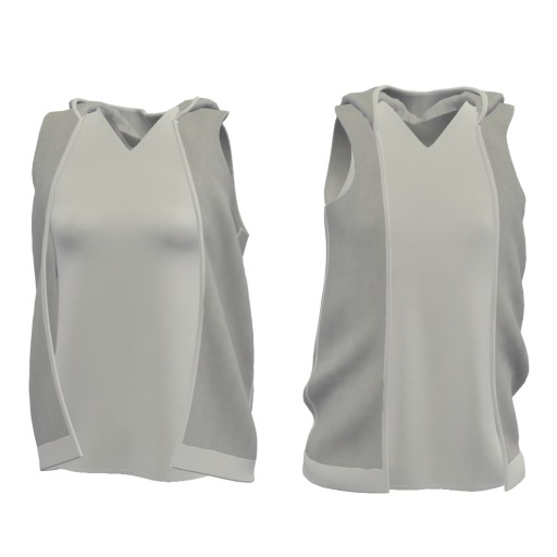 Second Life Marketplace - INSPIRE Sleeveless Hoodie Light [Tweenster]