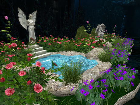 Second Life Marketplace - Angel Love SWEET SPOT - Back Garden - Garden ...