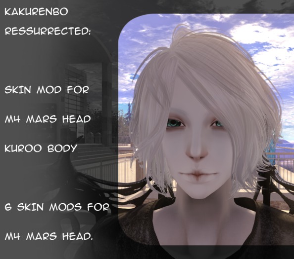 Second Life Marketplace - Kakurenbo: MMD Frost skin (M4 Mars) BOM+