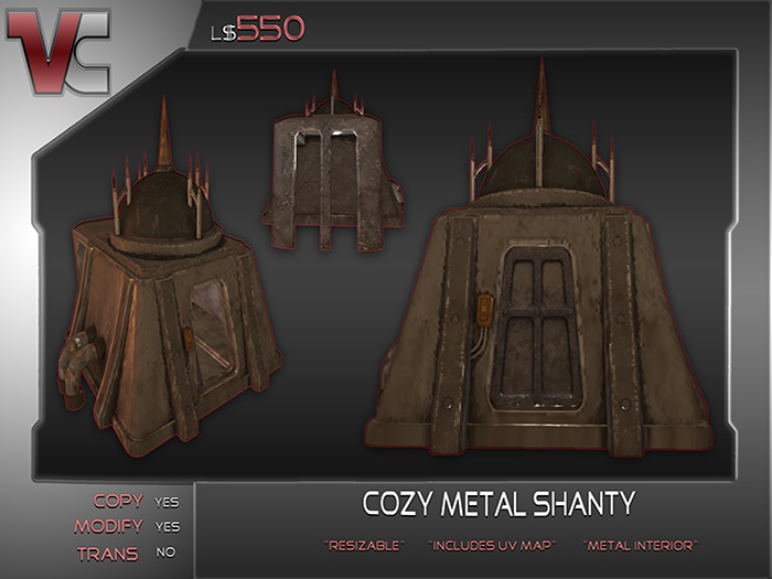 Second Life Marketplace - [VC] // Cozy Metal Shanty