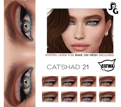 Second Life Marketplace - ::SG:: CatShad21 Shadow for CATWA HEAD and ...