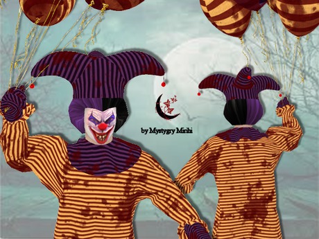 Second Life Marketplace - Avatar Clown bad bloody mesh rigged with menu ...