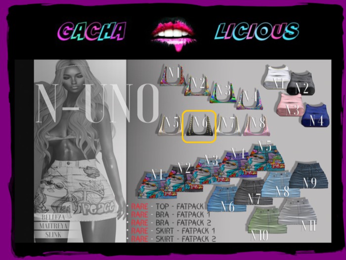 Second Life Marketplace - N-Uno - Lana Bra // N 6